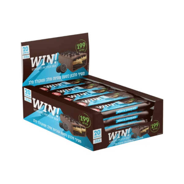 חטיף חלבון ווין (12 יחידות) Win Protein Bar | טעמים לבחירה - ON-IT Fitness