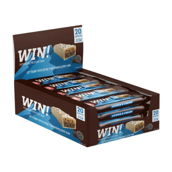 חטיף חלבון ווין (12 יחידות) Win Protein Bar | טעמים לבחירה - ON-IT Fitness