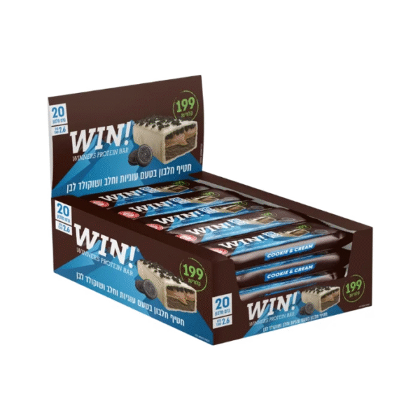 חטיף חלבון ווין (12 יחידות) Win Protein Bar | טעמים לבחירה - ON-IT Fitness